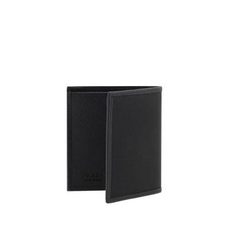 Prada Mens Black Nylon Wallet