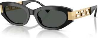 Versace Femme, Accessoires, Noir, Taille: 54 MM Lunettes de soleil oeil-de-chat