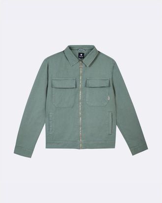 Faguo Blouson coton vert - BONDY