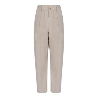 Isabel Marant Bundfaltenjeans - - Jeans - Damen - Beige - 2XS