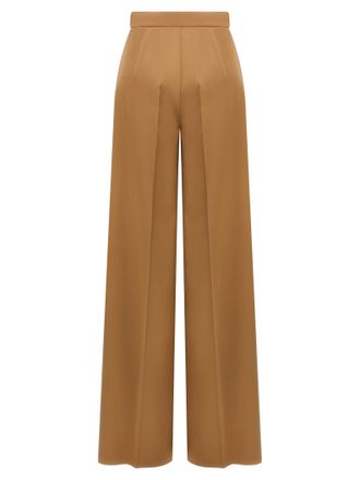 Max Mara Womens Brown Virgin Wool Casual Pants