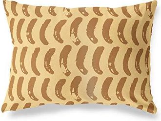 Bonamaison Le Jardin du Lin Kissen Zierkissenbezug Brauntöne Kissenbezug, Weich Bequem, Für Zuhause Autos Büro Sofa Wohnzimmer Couch Schlafzimmer Dekor, 35x50 Cm