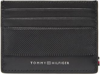 Tommy Hilfiger Kreditkartenetui Th Foundation Cc Holder AM0AM13506 Schwarz