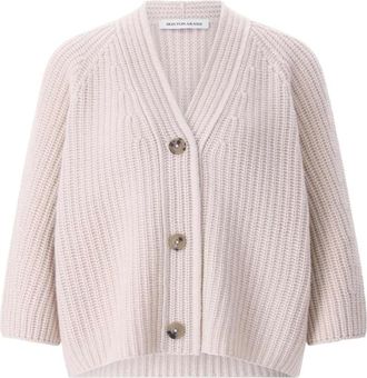 Iris Von Arnim Femme, Pulls, Beige, Taille: 42 FR Cardigan Manches 3/4