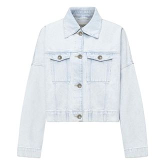 Drykorn Femme, Blouses et Chemises, Bleu, Taille: 40 FR Holbrooks 10 Jeans Jacket