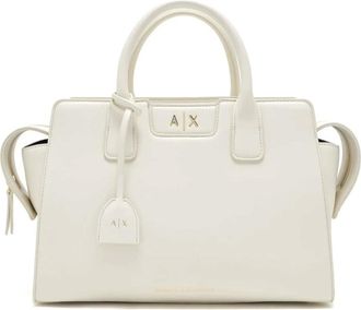 A|X Armani Exchange Femme, Sacs, Blanc, Taille: ONE Size Shopping Bag