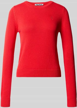 Review Slim Fit Pullover aus reiner Baumwolle