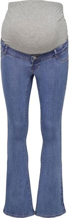 Only Damen Olmrain Life Reg Push Up Flared Noos, Medium Blue Denim, (XL) W x 32L