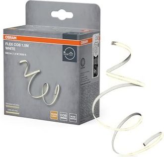 Osram FLEX COB 1.5M LED-Streifen, gelb, 8W, 600lm, warmweißes Licht, COB-Technologie, homogene Lichtverteilung, lange Lebensdauer, einfache Montage, für Inn
