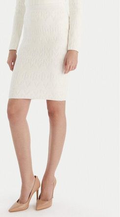 Guess Bleistiftrock 5BGD00 5661Z &Eacute;cru Slim Fit