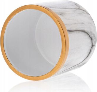 HowHomely Deko Blumentopf Gold-Marmor Hoch 11 cm - Langlebige und Leichte &Uuml;bertopf 11 cm Durchmesser f&uuml;r Wohnzimmer - Keramik Pflanztopf in Marmor Optik