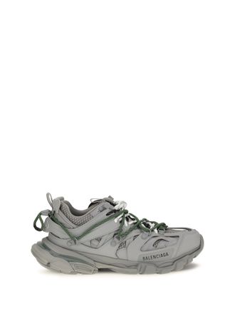 Balenciaga Mens Sneakers Track Trail Laces Grey-Yellow-White-Navy Polyurethane Trainers Grey/yellow/white/navy