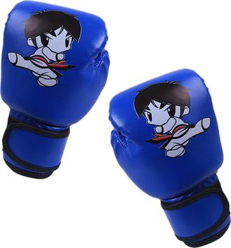 Generico Boxhandschuhe f&uuml;r Jugendliche, Kickboxhandschuhe aus PU-Leder, atmungsaktiv und bequem, Kampfausr&uuml;stung f&uuml;r Jugendliche f&uuml;r Kinder