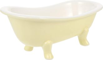 Amosfun Keramikschale in Badewannenform Obstschale Und Salatschale Kleine Joghurtschale Sch&ouml;ne Dessertschale F&uuml;r Zuhause Und Restaurant