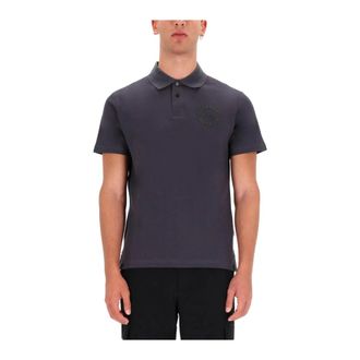 Versace Jeans Couture Logo Polo - Homme - Tops - Gris - Taille: M