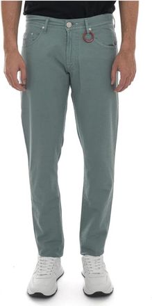 Sartoria Tramarossa Homme, Pantalons, Vert, Taille: W32 Leonardo-L012 Pantalon 5 poches
