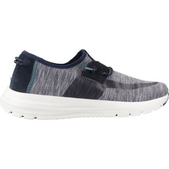 Hey Dude Homme, Chaussures, Bleu, Taille: 42 EU Sirocco Dual Knit Chaussures à Lacets