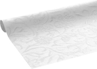 Pichler Meterware Cordoba b&uuml;gelfrei wei&szlig; Gr&ouml;&szlig;e 280 cm breit