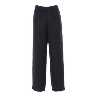 Fabiana Filippi Jogginghose aus Leinen und Viskose - - Trousers - Damen - Blau - S