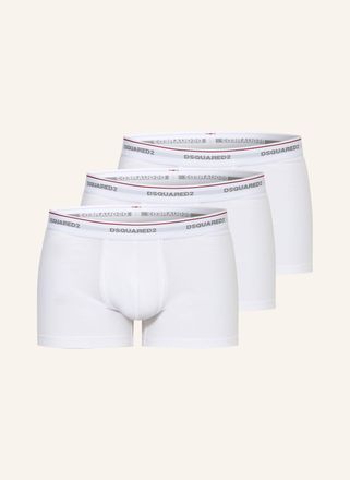 Dsquared2 3er-Pack Boxershorts weiss