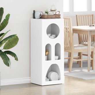 vidaXL vidaXL Buffet Blanc 40 x 35 x 100.5 cm Bois ding&eacute;nierie
