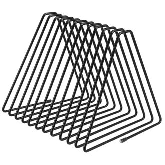 Soimiss Dreieckiger Draht Organizer mit Fächern Stabiler und Vielseitiger Schreibtisch Organizer für Bücher Zeitschriften und Akten Platzsparende Büroaufbewah