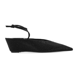 Tory Burch Pav&eacute; Wedge - - Shoes - Damen - Schwarzk - 37 1/2 EU