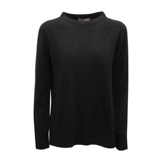 D.exterior Kaschmir-Wollmischpullover Schwarz Modell 59049 - - Knitwear - Damen - Schwarzk - L