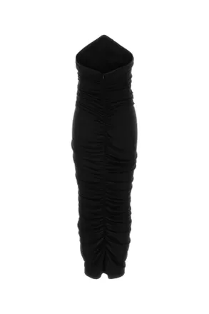 Alexander Wang Womens Black Stretch Viscose Dress Abiti