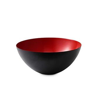 NORMANN COPENHAGEN Krenit Deko Schale, Stahl, Rot