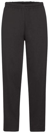 Fruit Of The Loom Jogpants mit offenem oder elastischem Bein, 64-032-0, Schwarz, 64-032-0 M
