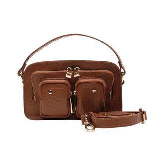 N&uacute;noo Helena Petit Sac en Cuir - Femme - Sacs - Brun - Taille: ONE Size