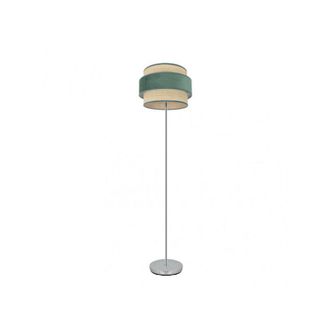 Fabrilamp Boden De Salon Reyes 1xe27 Chrom/natur-gr&uuml;n 160x40x40 cm