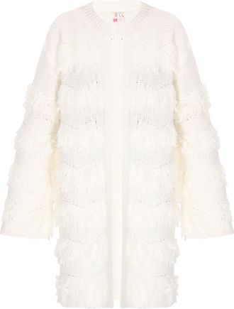 Izia Strickjacke Frauen Wei&szlig;