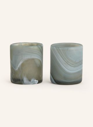 House Doctor House Doctor 2er-Set Teelichthalter Hdkae grau