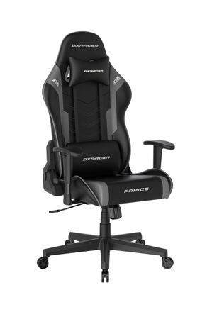 DXRacer Prince L PF132 Gaming-/ B&uuml;ro-/ Schreibtischstuhl, mit Wippfunktion Gaming Stuhl H&ouml;henverstellbarer Drehstuhl PC Stuhl Ergonomischer Chefsessel, schwar