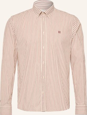 Les Deux Oxfordhemd Regular Fit braun