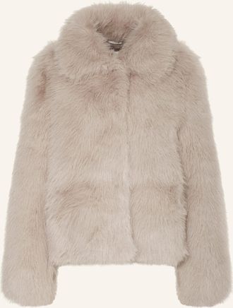Grace Grace Kunstpelz-Jacke grau