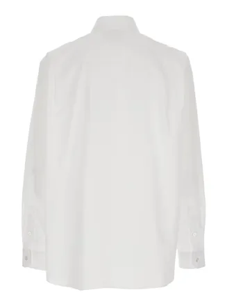 Gucci Mens White Cotton Shirt With Classic Collar