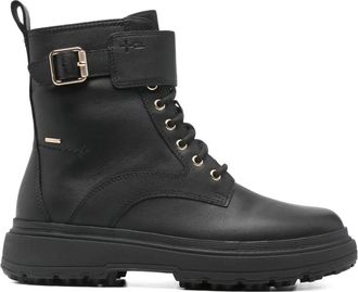 Geox Lamidie + Grip Abx buckle lace-up boots - Schwarz