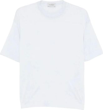 John Smedley Femme, Pulls, Blanc, Taille: 40 FR Danby Sea Island Cotton Sweater