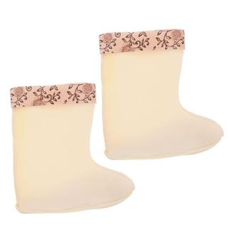 Soimiss Chaussettes Isolantes Imperm&eacute;ables pour Bottes de Pluie Femme Doublure Int&eacute;rieure Coton &Eacute;pais Doubl&eacute;e Polaire -Mollet Taille 39 Protection Hiver pour 