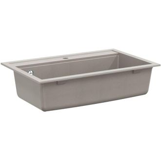 vidaXL Waschbecken Grau 795 x 505 mm Granit vidaXL