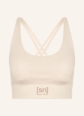 super.natural Cropped-Funktionstop All Day Super Mit Merinowolle beige