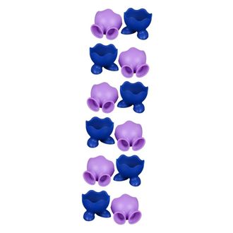 Garneck 12 STK Eierbecher Aus Silikon Weichgekochter Eierhalter Becher Für Gekochte Eier Eierbecherhalter Eierkocher Aus Silikon Blue