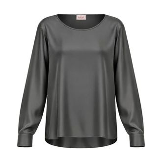 Marella Blouse Emmcursore - Femme - Blouses et Chemises - Gris - Taille: 40 FR