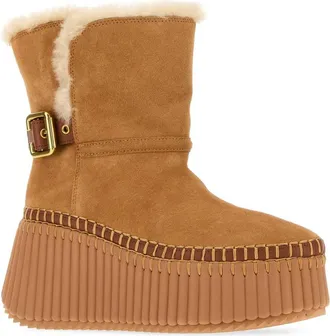 Chlo&eacute; Nama Ankle Boot - Brown