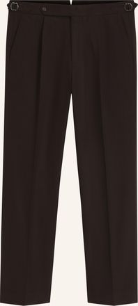 HUGO BOSS Anzughose H-Perino-Pldtlwg-263 Tapered Fit braun