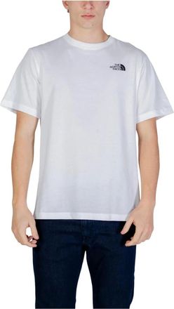 The North Face Homme, Tops, Blanc, Taille: 2XL T-Shirt &agrave; Manches Courtes et Col Rond