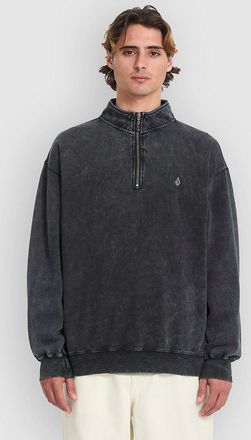 Volcom Single Stone Half-Zip Sweater light acid black